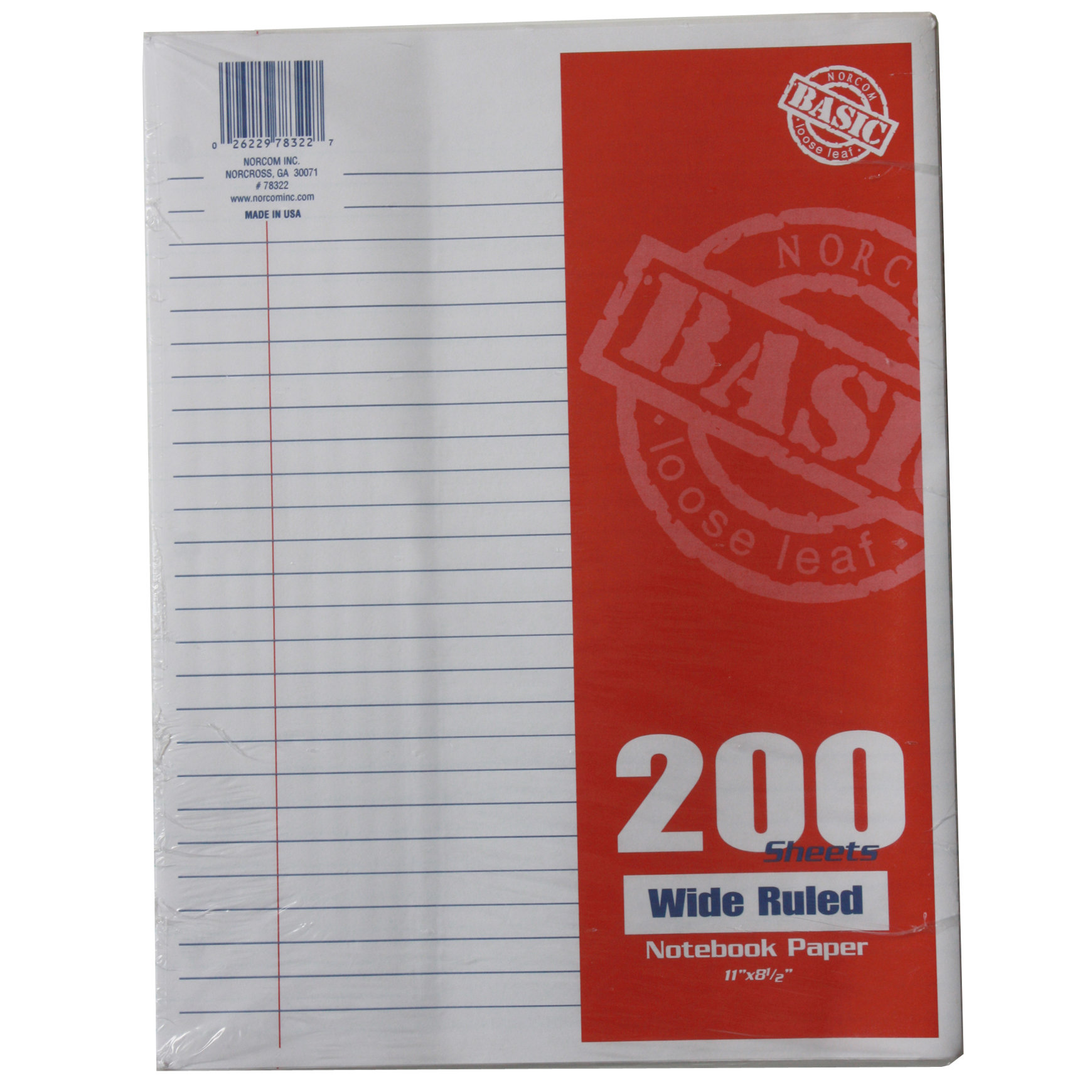 200 Count Wide Ruled Looseleaf Paper Wayfair
