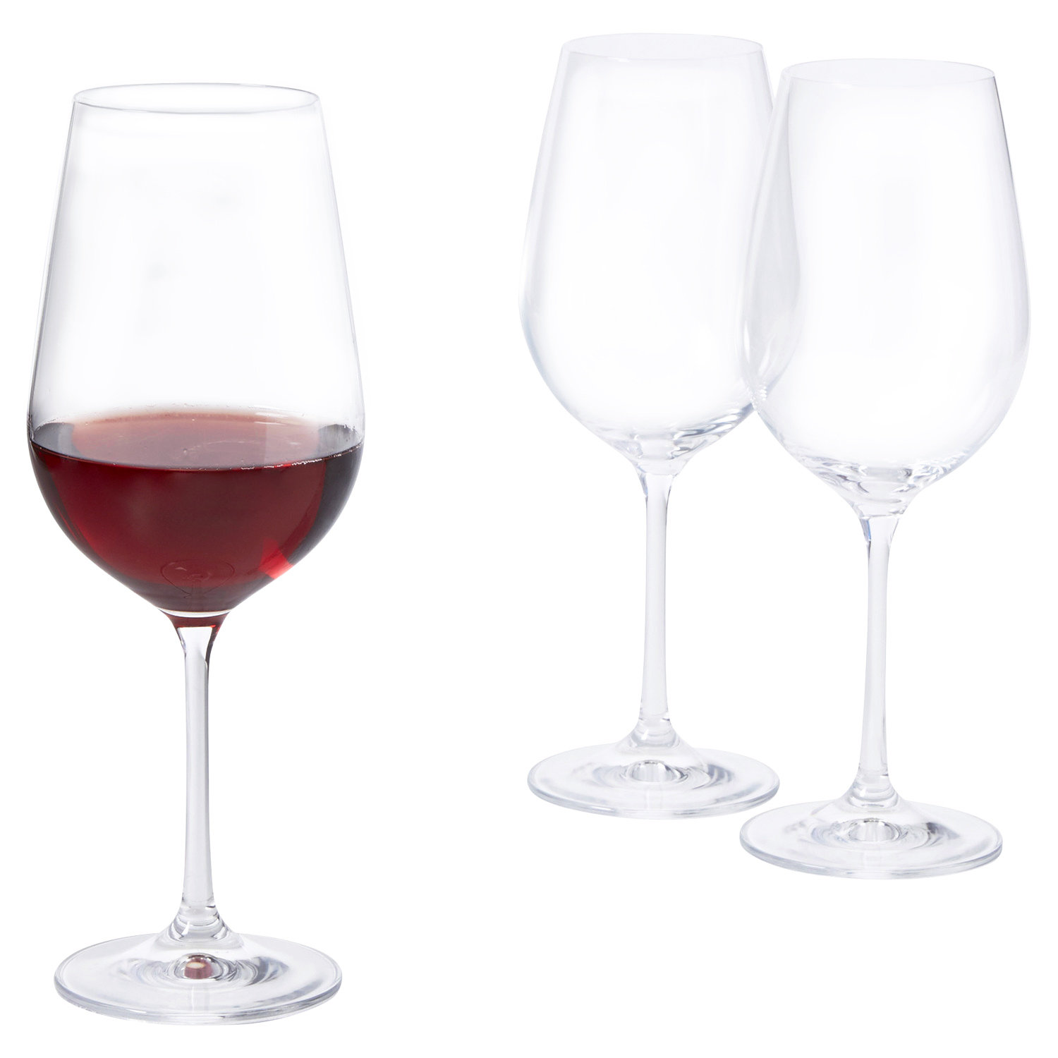 Wayfair Basics Wayfair Basics 12 Piece White Wine And Red Wine Glass Set And Reviews Wayfair