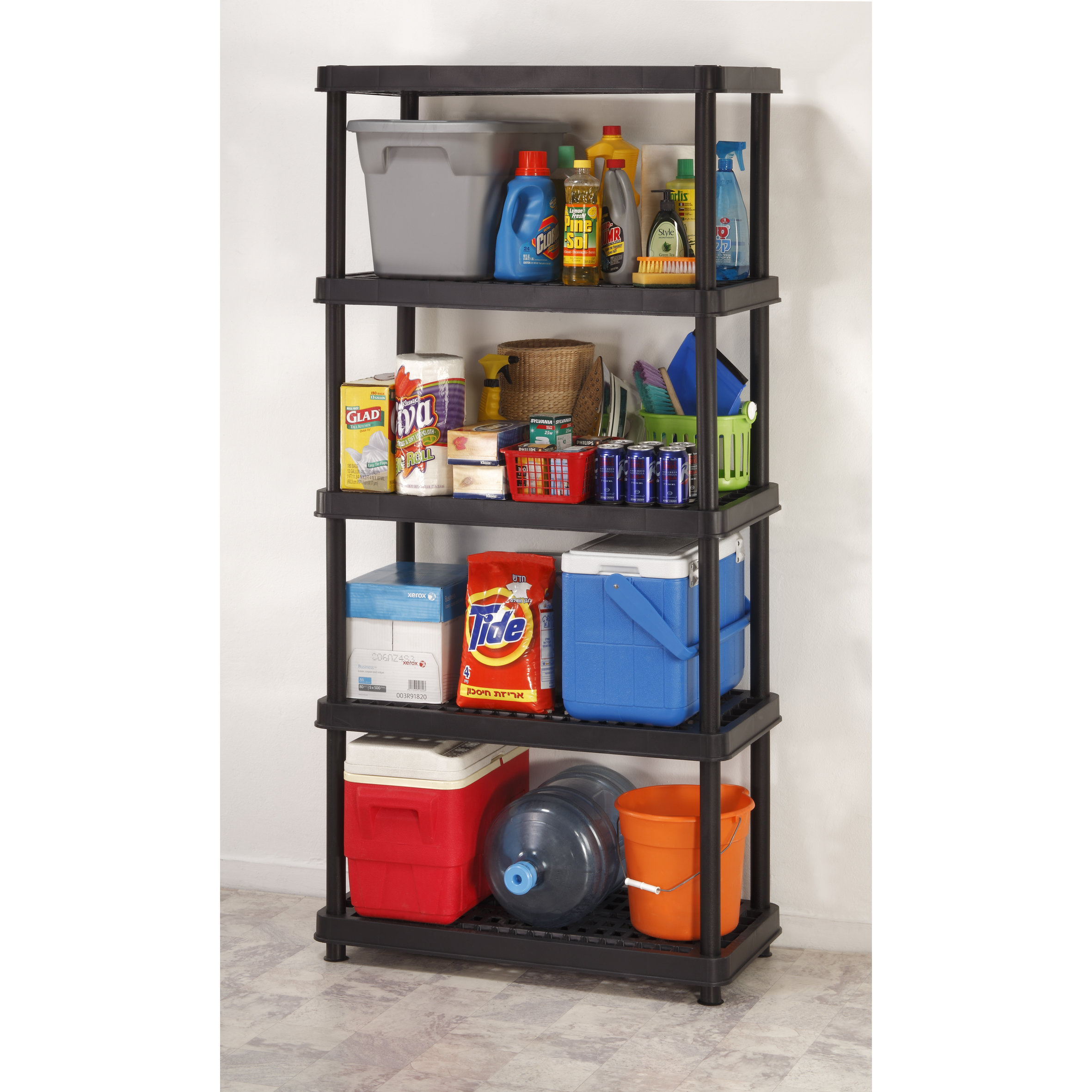 Keter 5 Tier Modular Shelving Unit at Jett Meredith blog